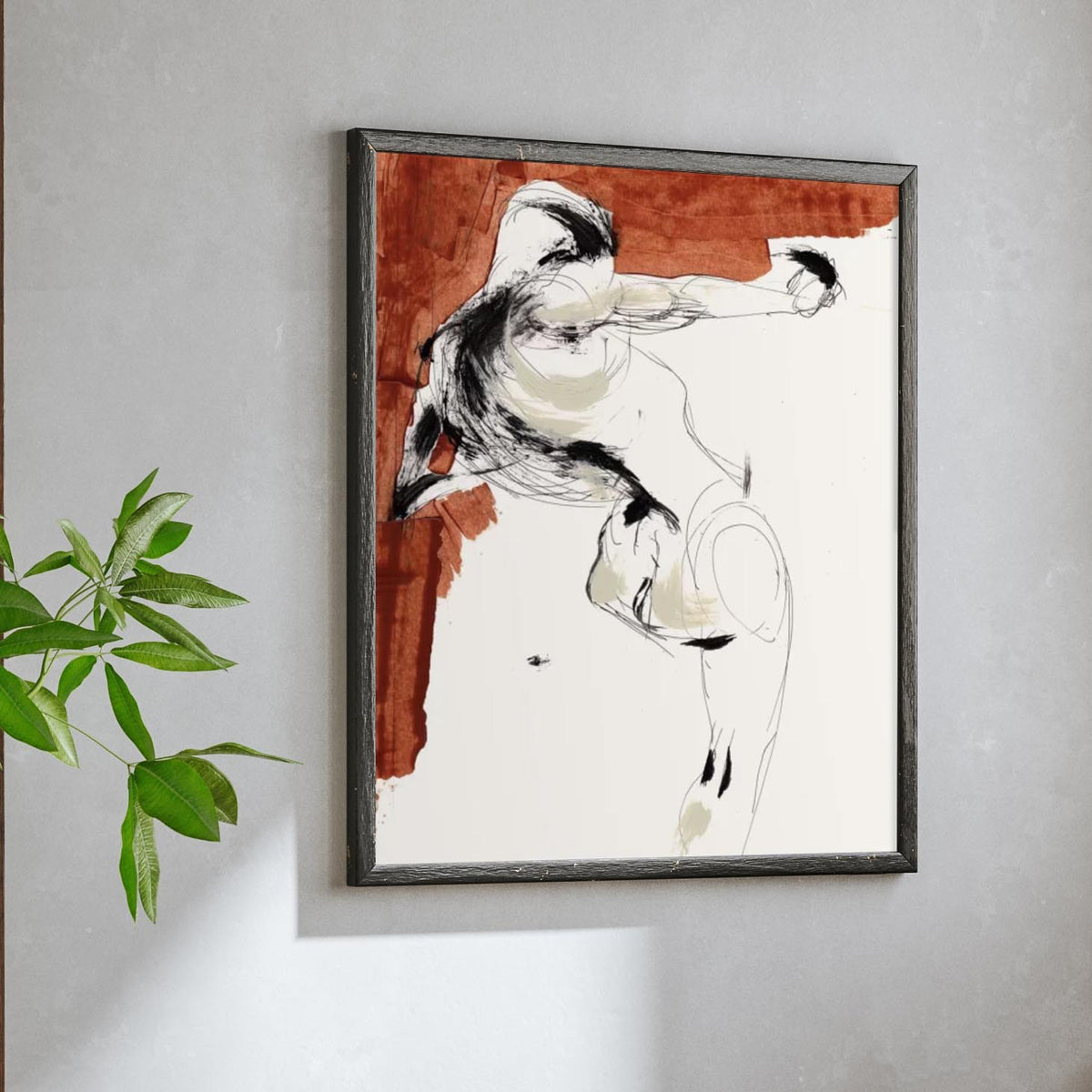 Derek Hess | Limited Edition Print | The Line Begins To Blur