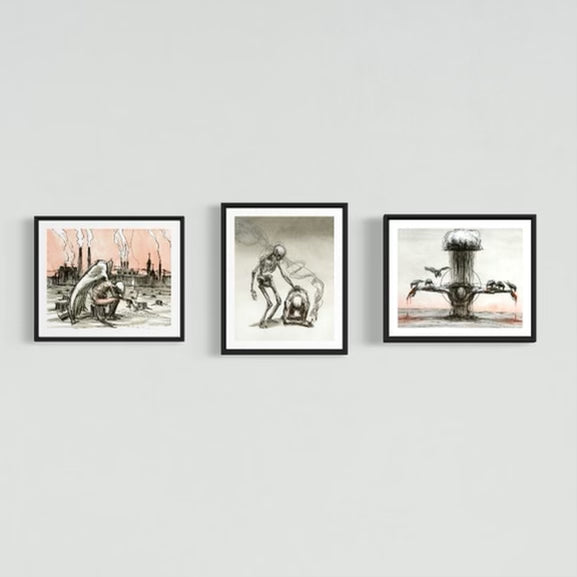 Derek Hess | Limited Edition Print | Now See What You Did Print