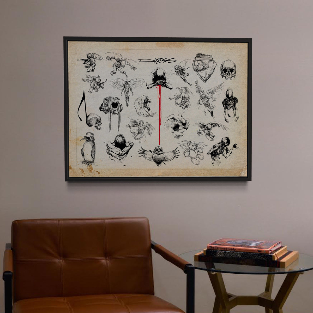 Believe Print by Derek Hess
