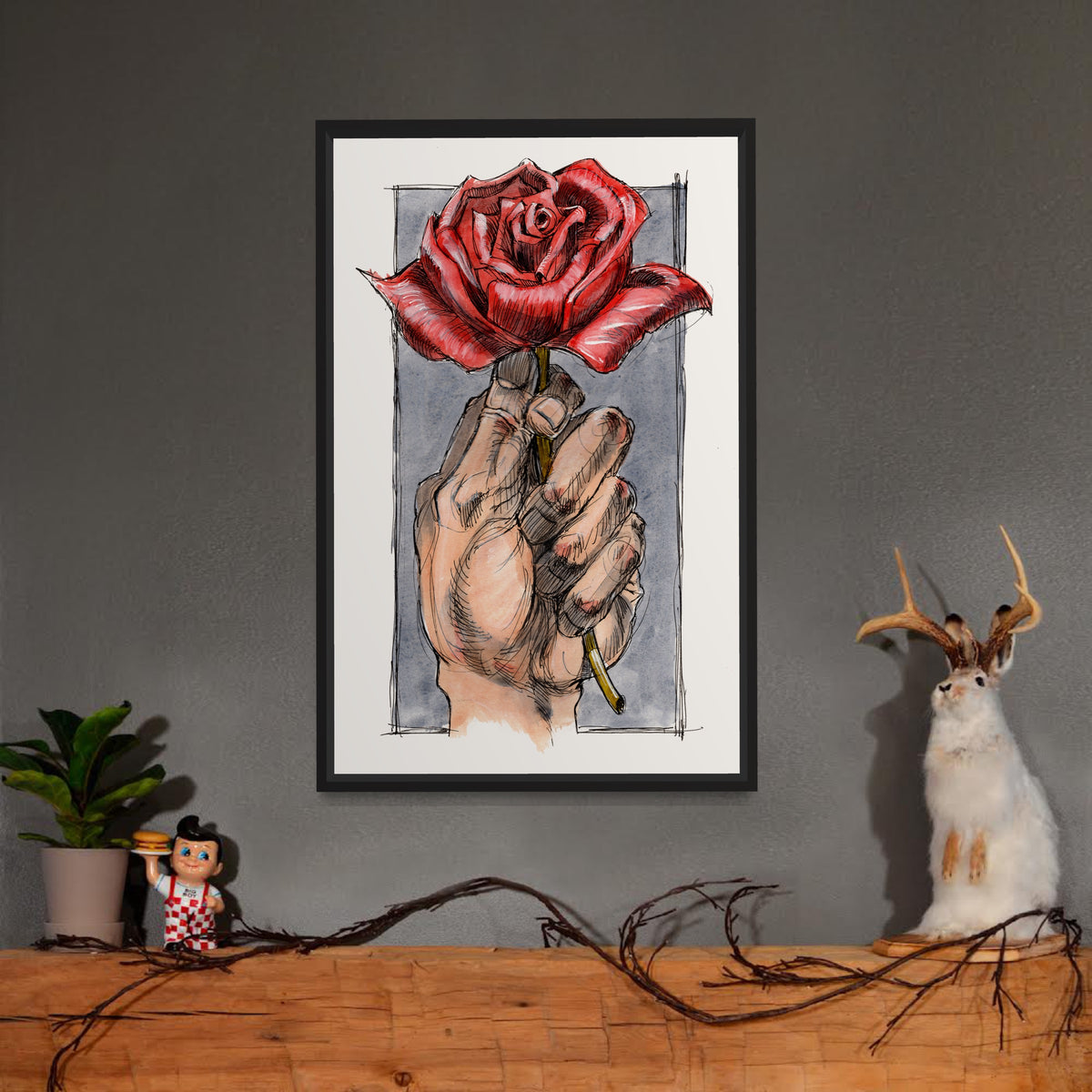 Derek Hess | Limited Edition Print | 2/14/24