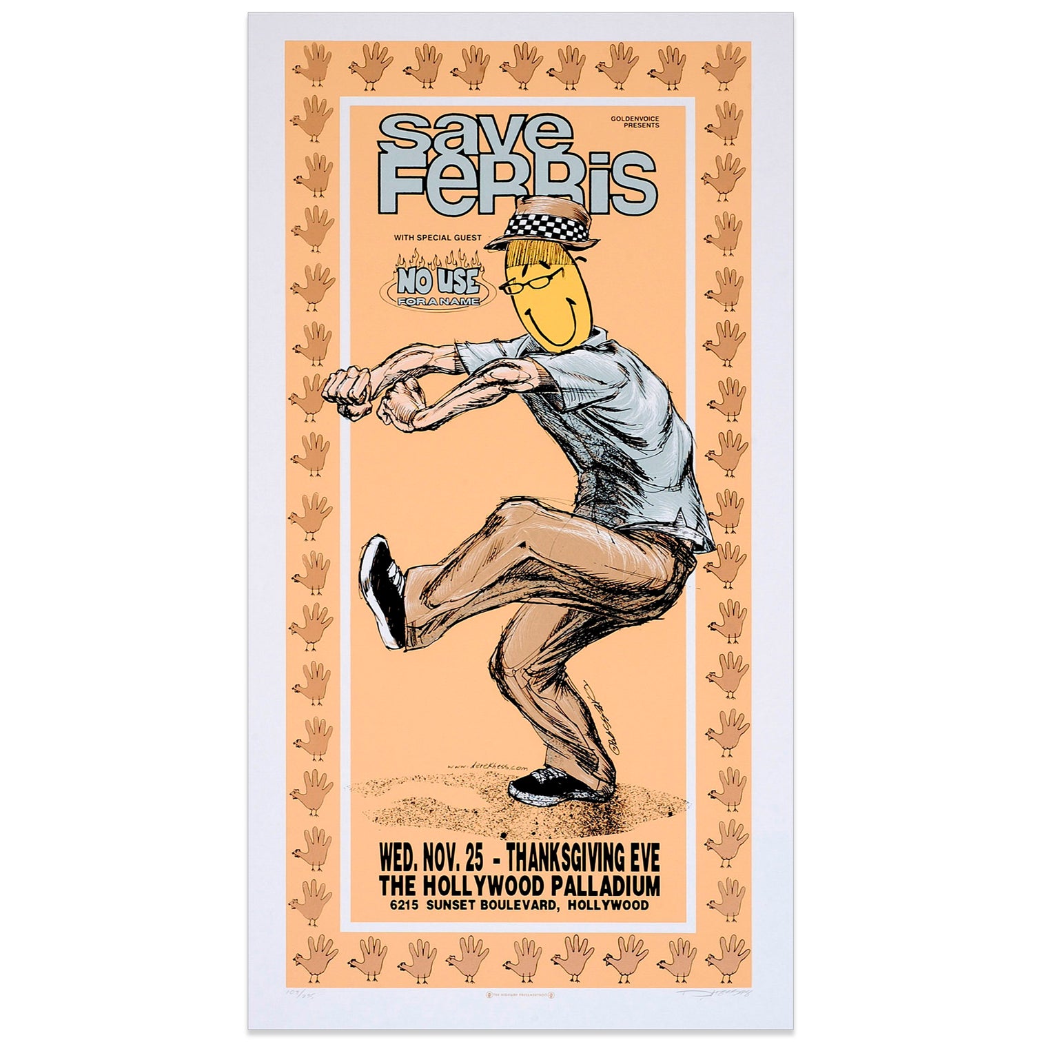 Save Ferris w/ No Use For A Name – Derek Hess