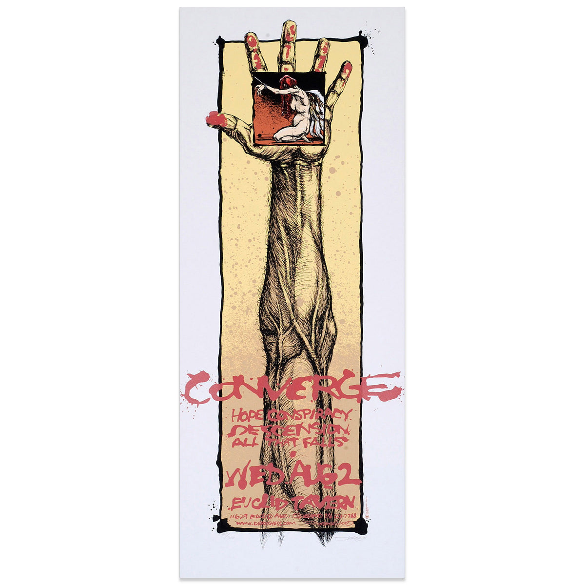 Converge w/ Hope Conspiracy Poster by Derek Hess