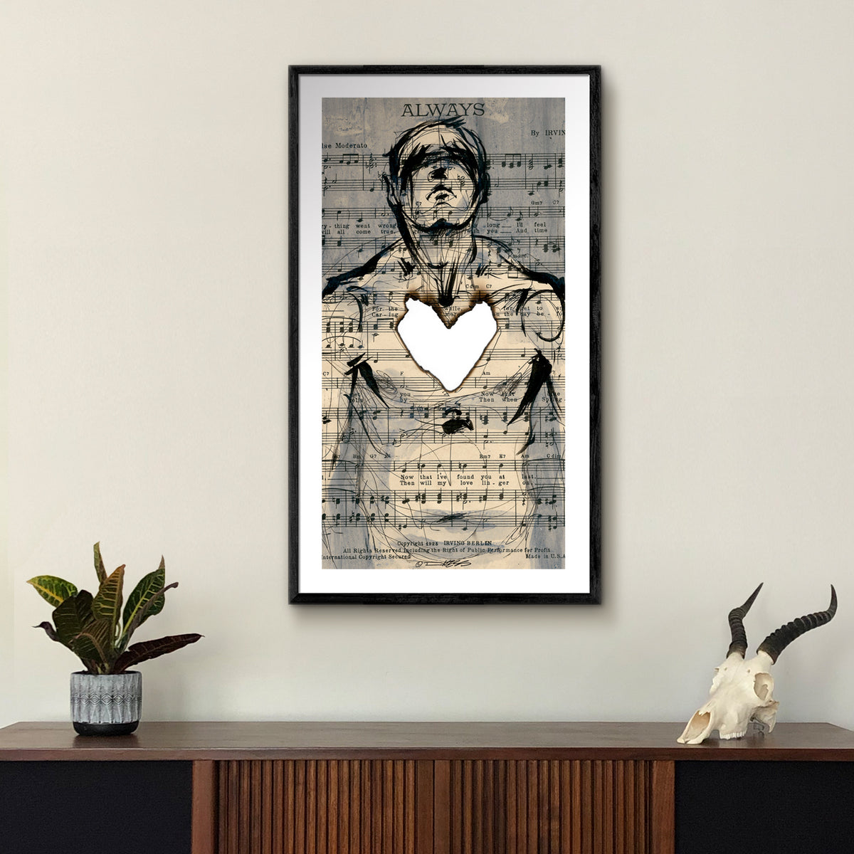 Derek Hess | Open Edition Print | Sheet Music | Always