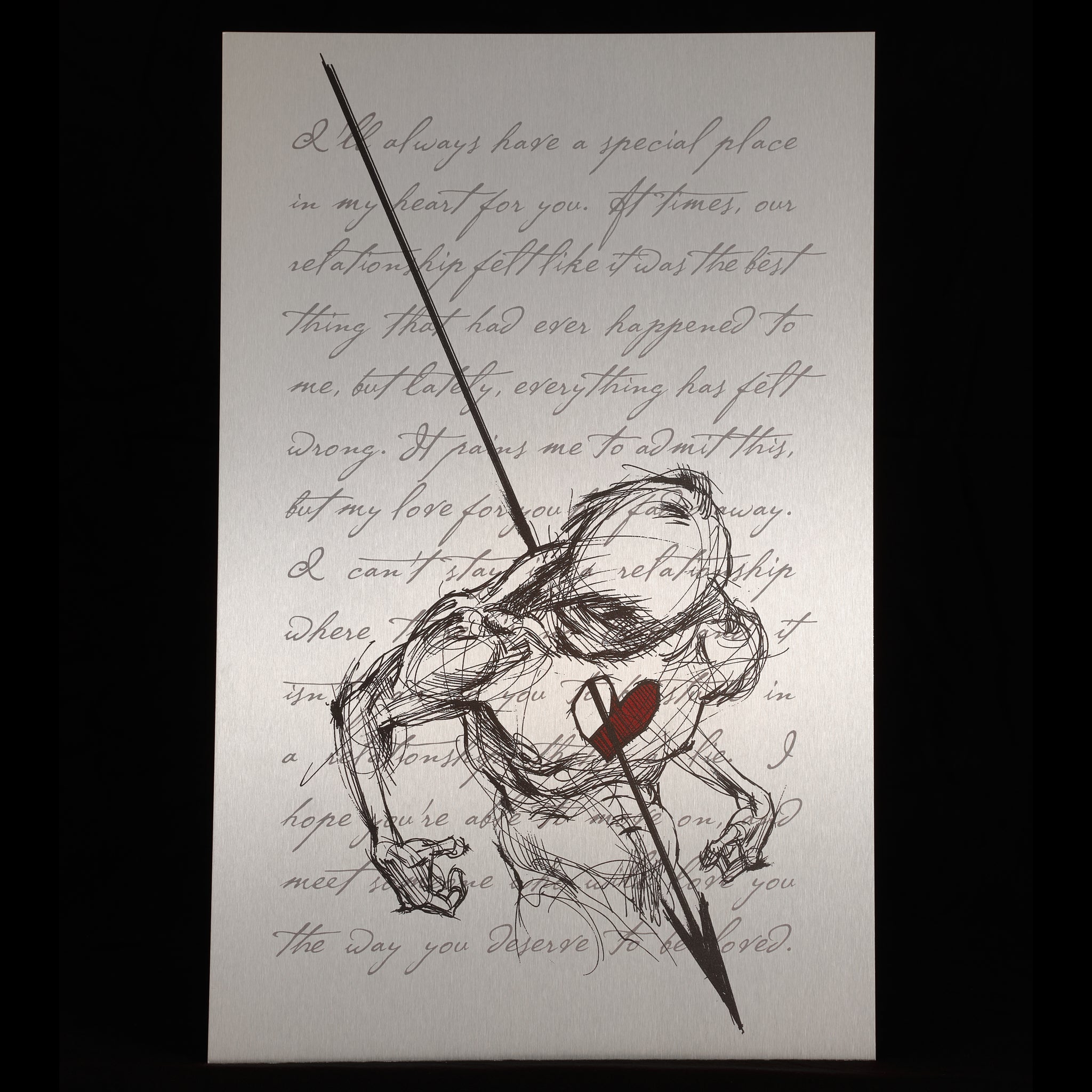 Derek Hess | Limited Edition Prints | Beloved on Aluminum