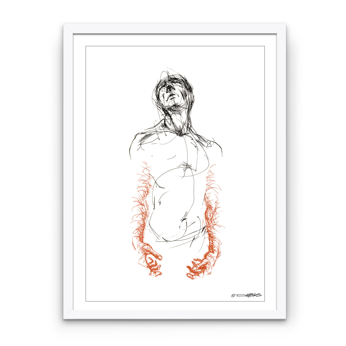 Derek Hess | Greatest Hits | Art Print | All American Hero